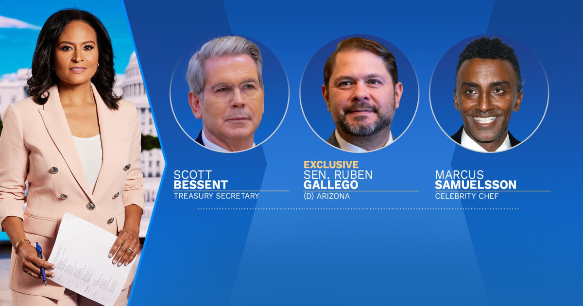 Oct. 26 — Sec. Scott Bessent and Sen. Ruben Gallego, plus Marcus Samuelsson