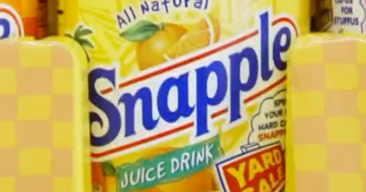 Snapple brings back iconic glass bottles