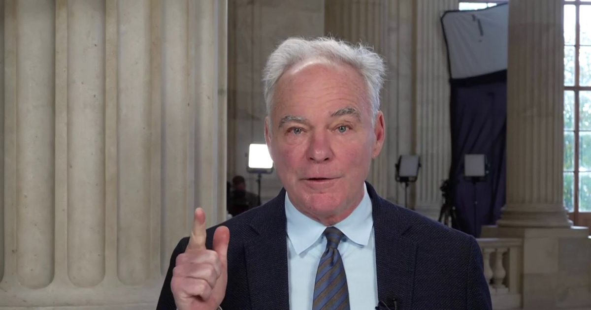 Senator Kaine on what got him to vote yes to end the shutdown