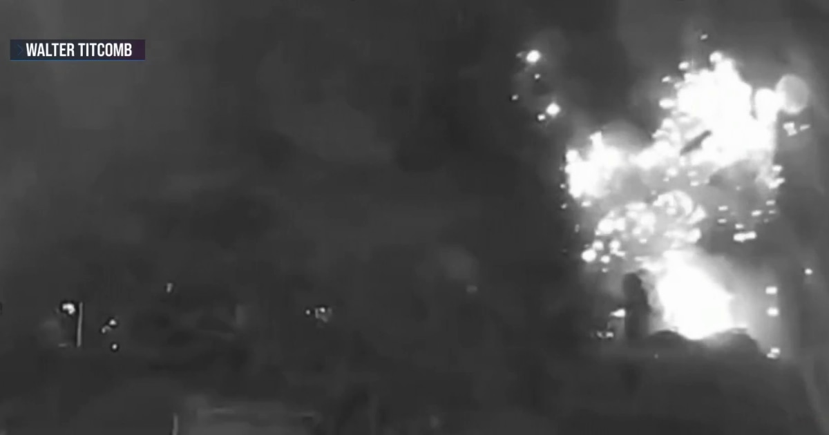 Video captures moment New Mexico explosion destroys home