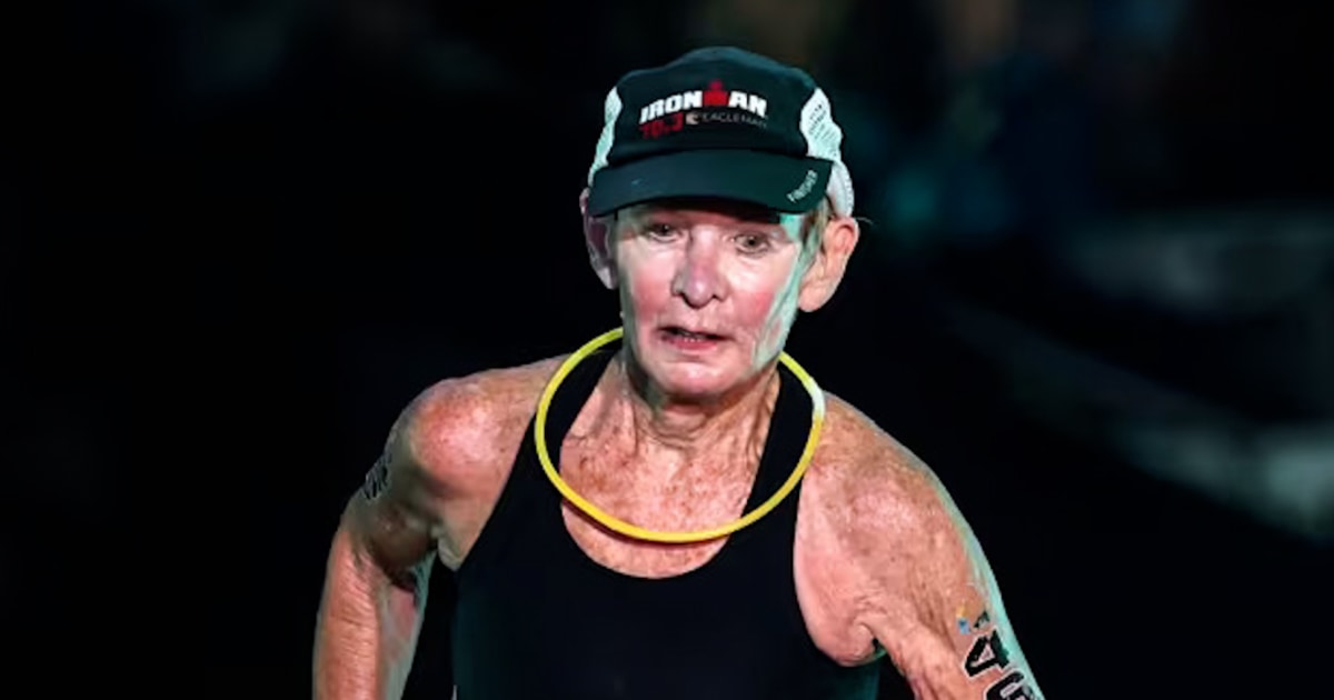 This 80-year-old breaks an Ironman triathlon record