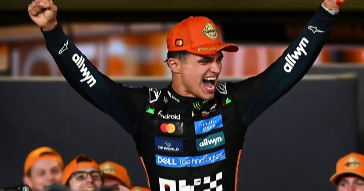 McLaren racer Lando Norris wins Formula 1 world championship