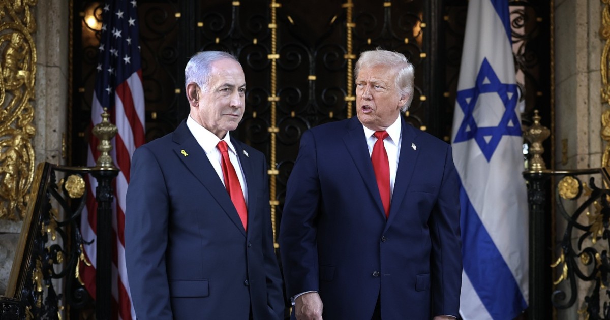 Trump meets with Israeli Prime Minister Netanyahu at Mar-a-Lago