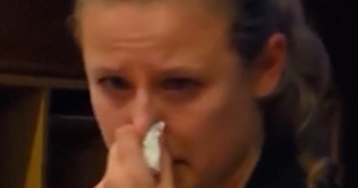 Interpreter cries as Ukrainian boy recalls mom's death