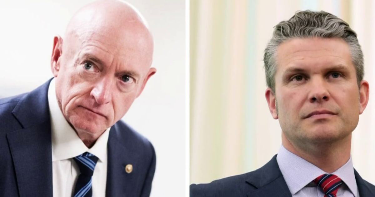 Kelly sues Hegseth over efforts to reduce military retirement rank