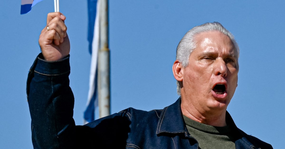 Cuban president condemns Maduro's capture