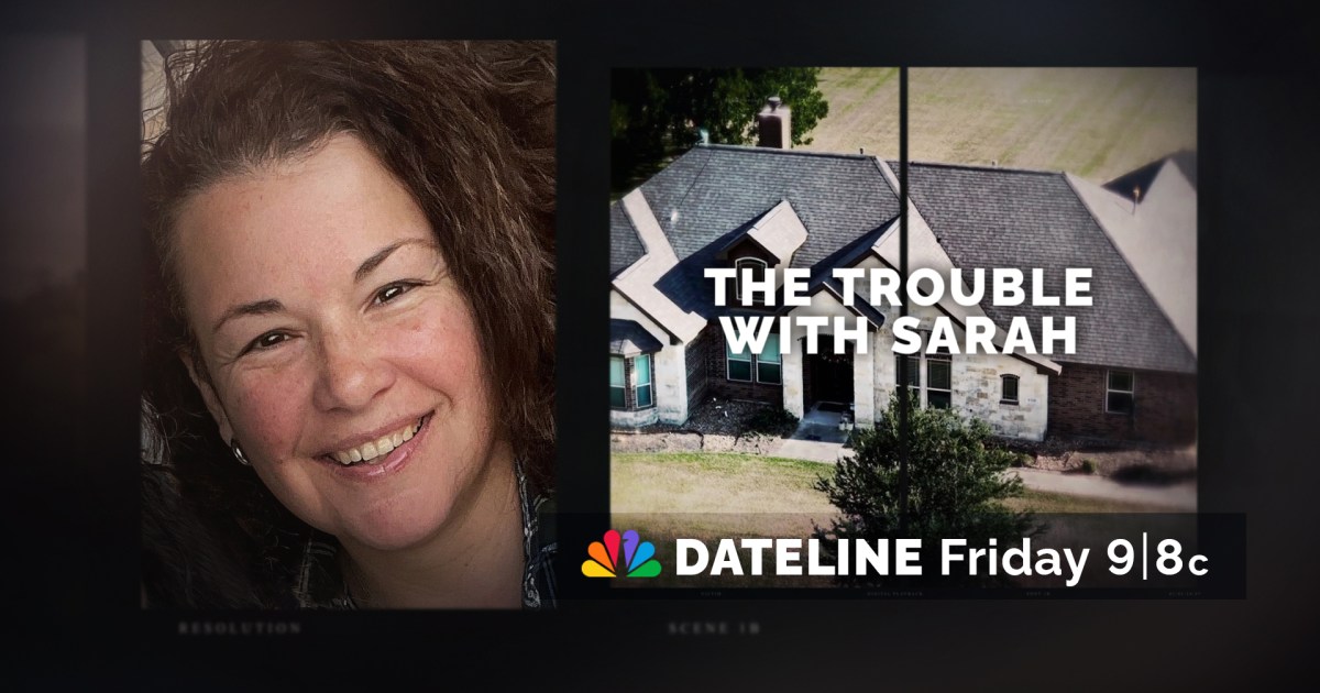 DATELINE FRIDAY SNEAK PEEK: The Trouble with Sarah