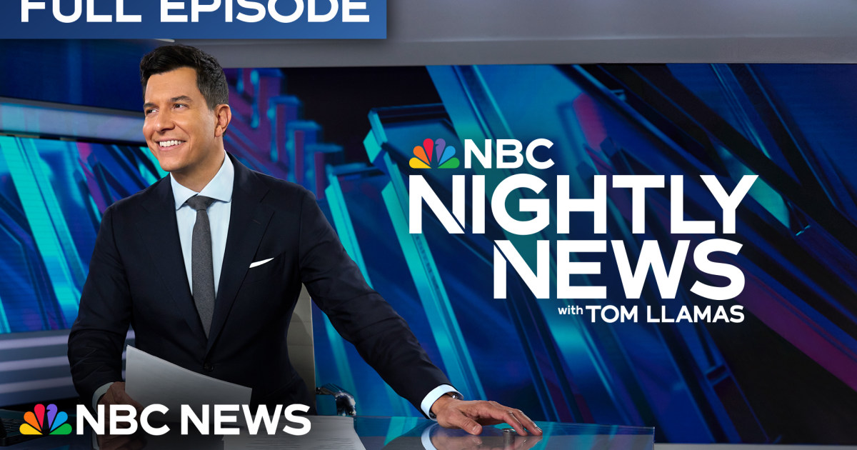 NBC Nightly News Full Episode - Jan. 28
