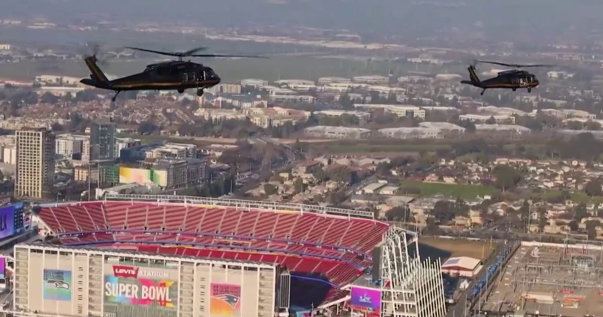Massive security operation for Super Bowl