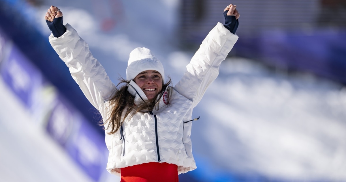 Ski racer Breezy Johnson wins first gold medal of the Milan Cortina ...
