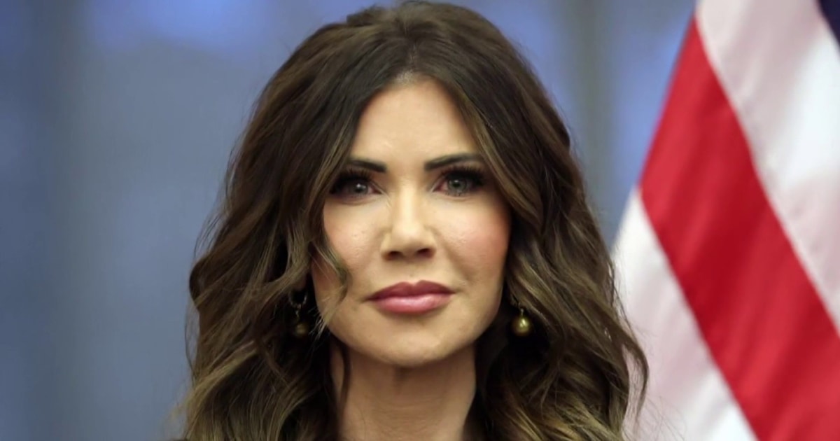 Kristi Noem's use of Coast Guard resources strains her relationship ...