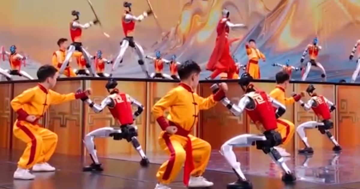 China showcases humanoid robots during Lunar New Year