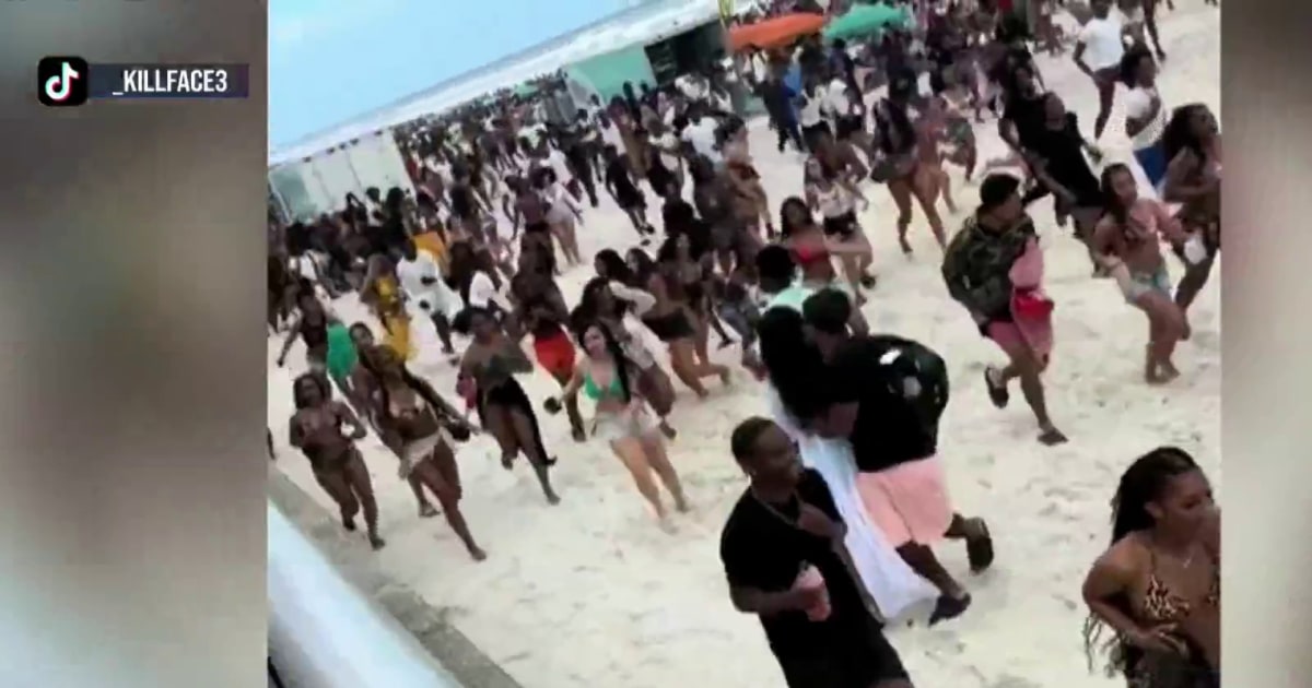 Chaos erupts during spring break in Florida