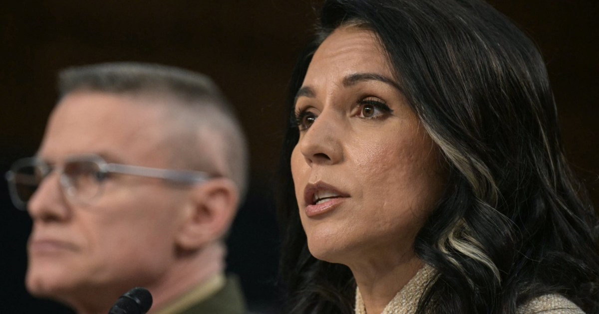 Gabbard questioned about her presence at Fulton County election hub search