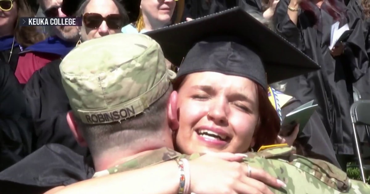 Graduation ceremony surprises reunite military members and loved ones