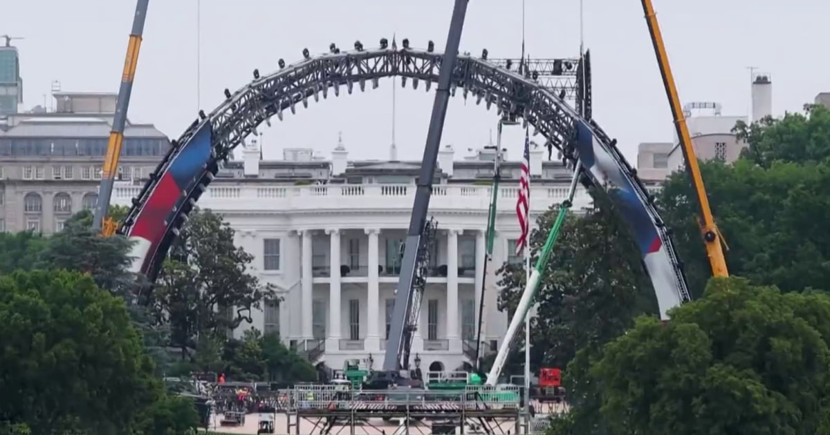 First images of UFC fight night venue at White House