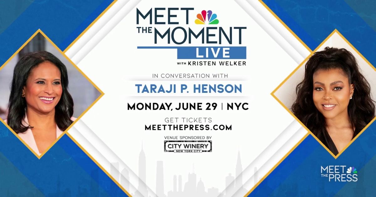 Kristen Welker announces ‘Meet the Moment Live’ conversation with ...
