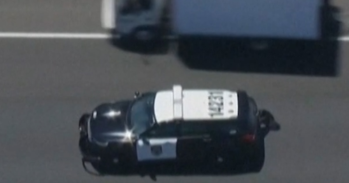 Suspect leads police on a 40-mile chase in stolen cruiser