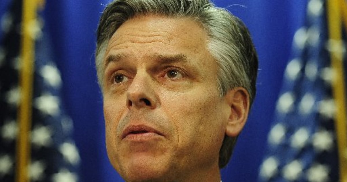 Jon Huntsman, a conservative and a Mormon, says legalizing same-sex ...