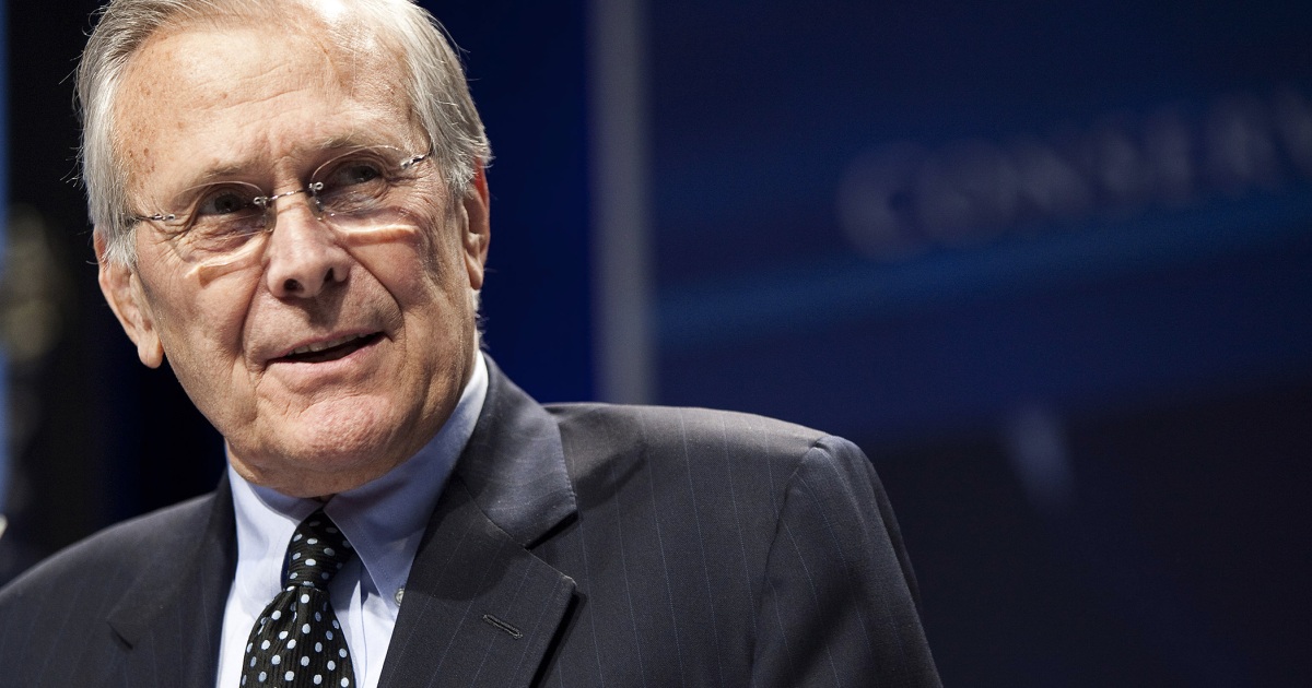Rumsfeld 'courted by' would-be GOP presidents