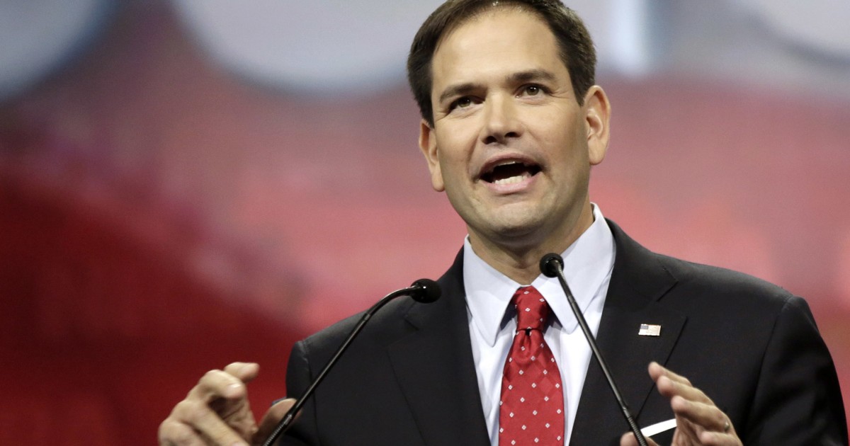 Marco Rubio still stumbling on his signature issue