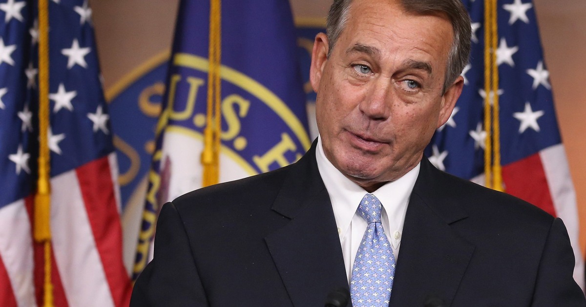 Boehner would fail his own test of patriotism