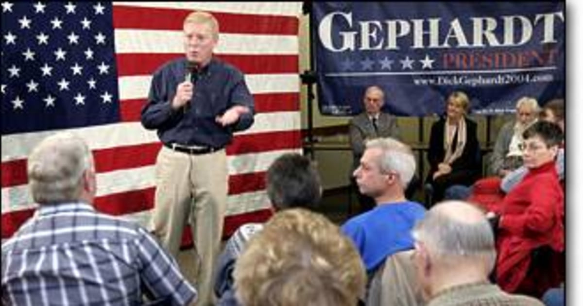 Gephardt brings passion to Iraq issue