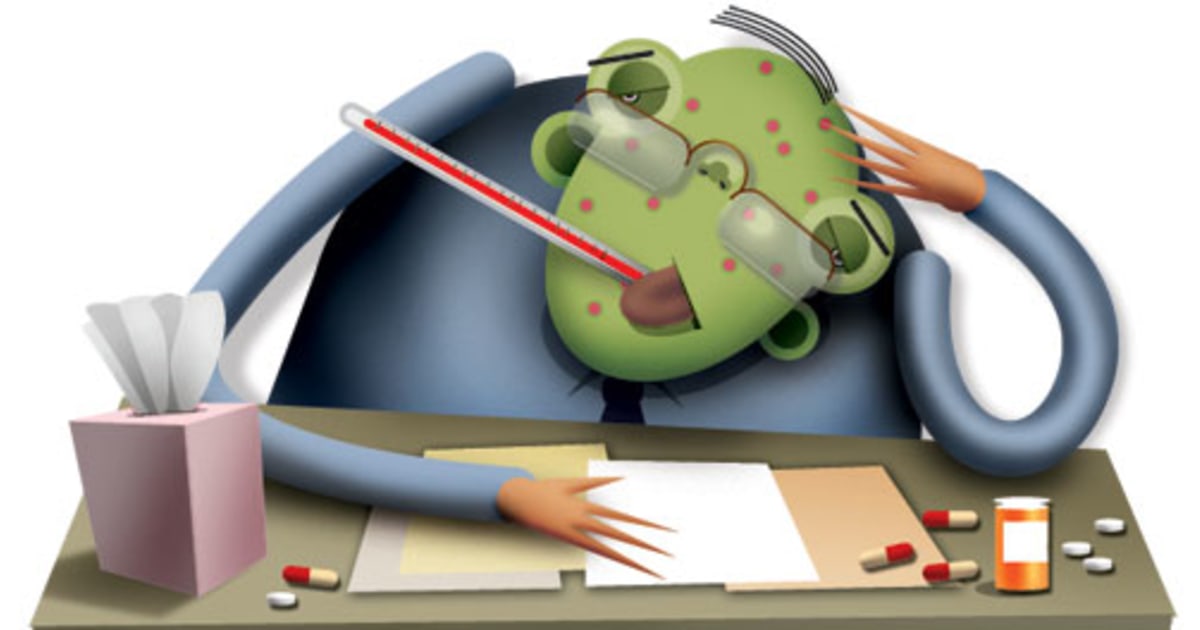 Feeling achy and feverish? Get to work!