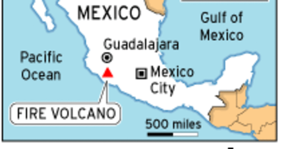 ‘Fire Volcano’ erupts in western Mexico