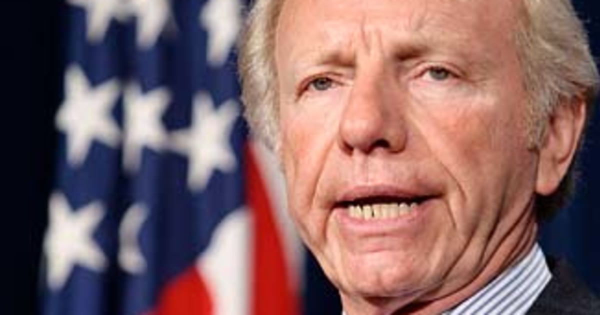 Lieberman: U.S. should consider terrorism tax