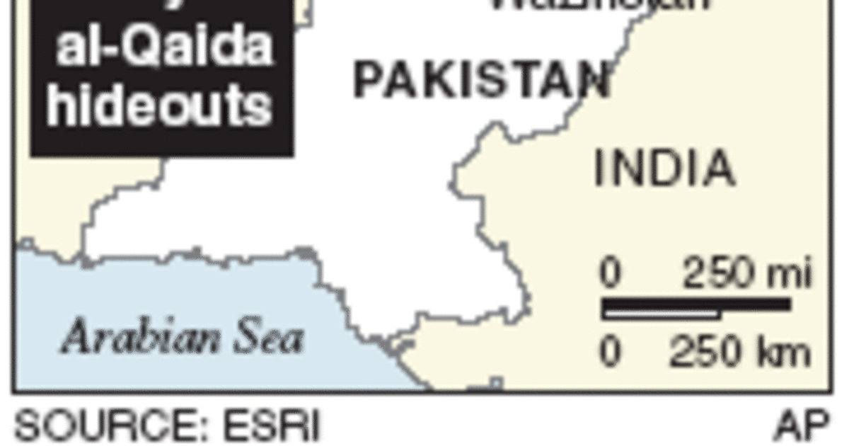 Pakistan army destroys three al-Qaida hideouts