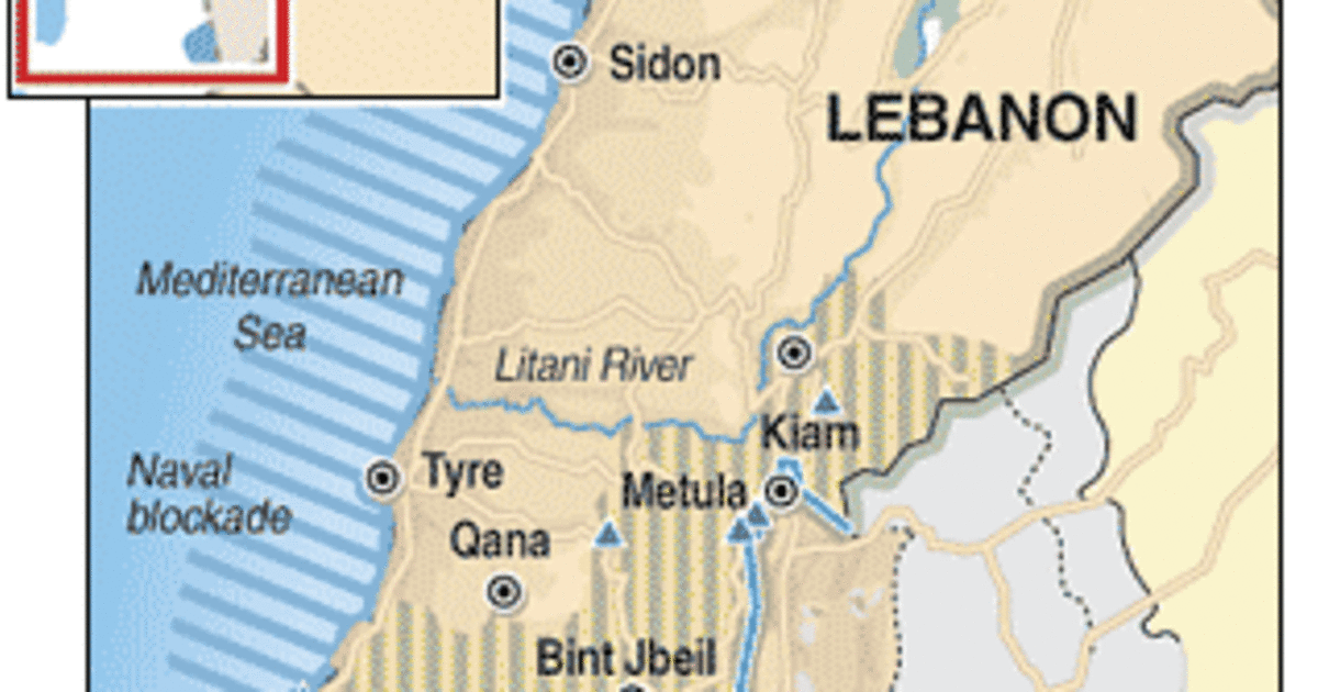 Perched on the Israel-Lebanon border