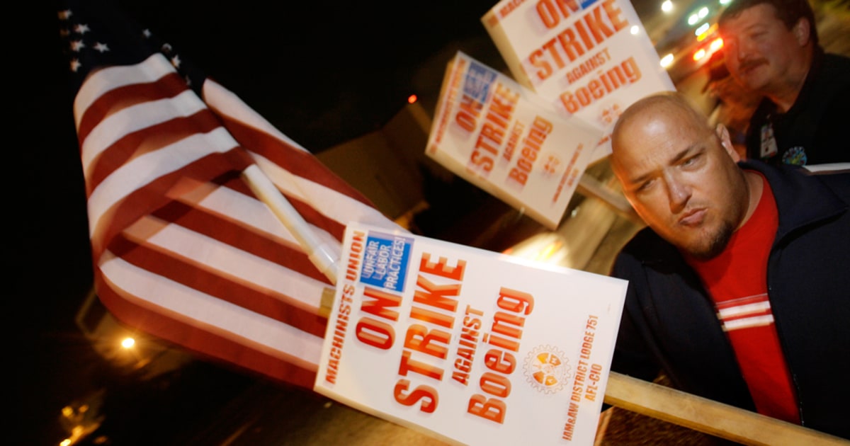 Boeing machinists on strike after talks fail