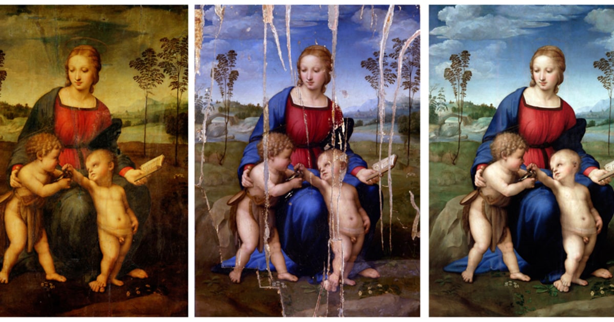 Technology helps restore Raphael masterpiece