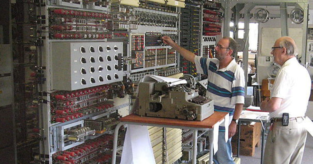 WWII Nazi code-cracker loses to PC