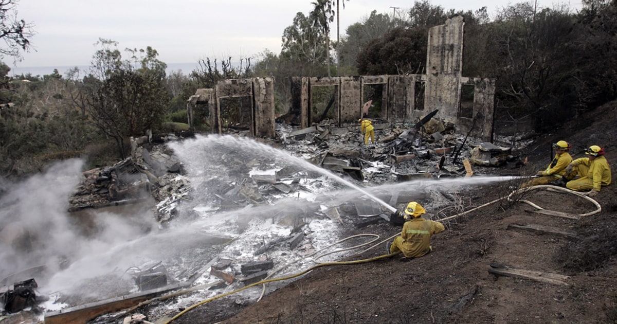 Crews make progress against Malibu fire