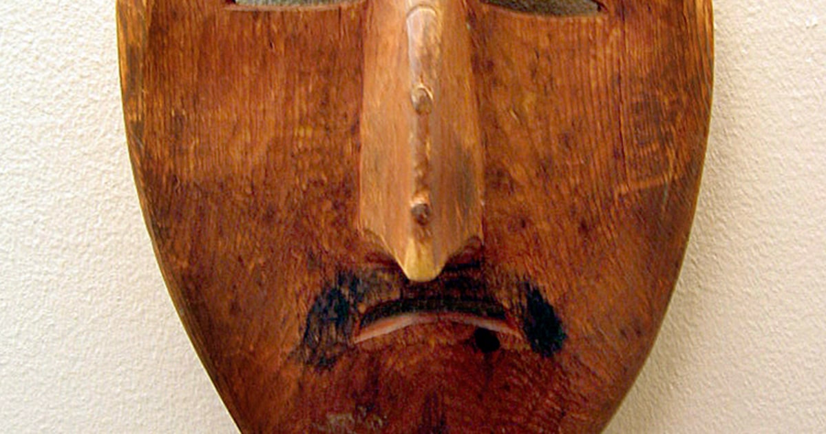 Ancient mask returned to Alaska ghost village