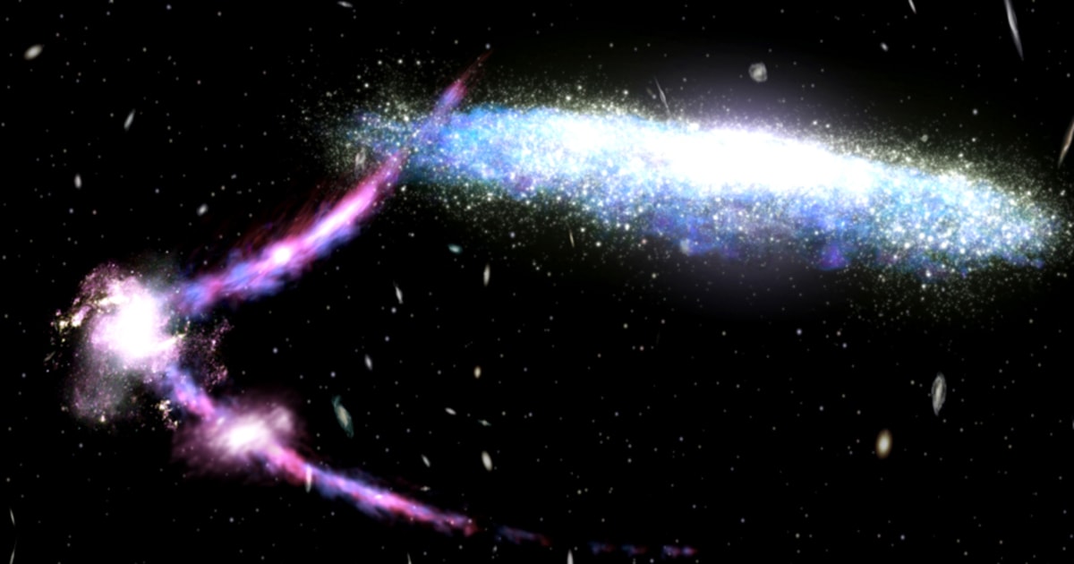 Cosmic finger taps our galaxy's shoulder