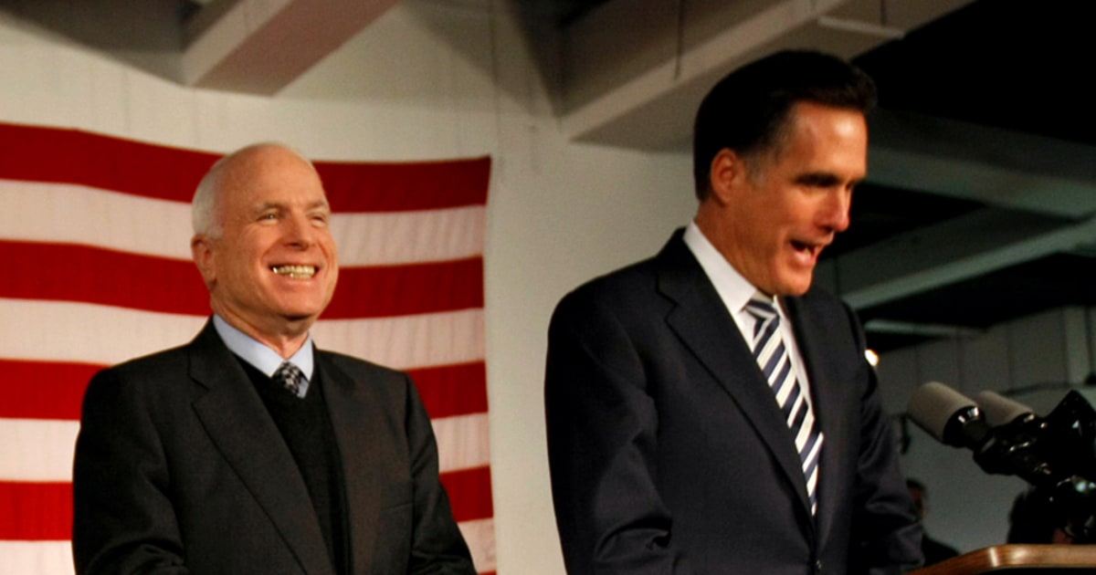 McCain, Romney campaign together