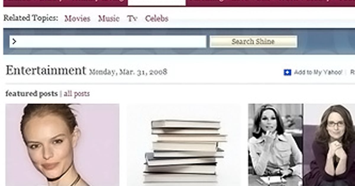 New Yahoo site to ‘Shine’ on women