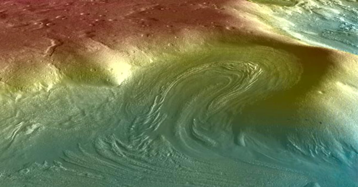 Scars on Mars suggest recent glaciers