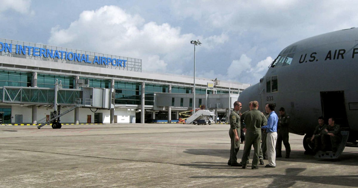 First U.S. aid plane arrives in Myanmar