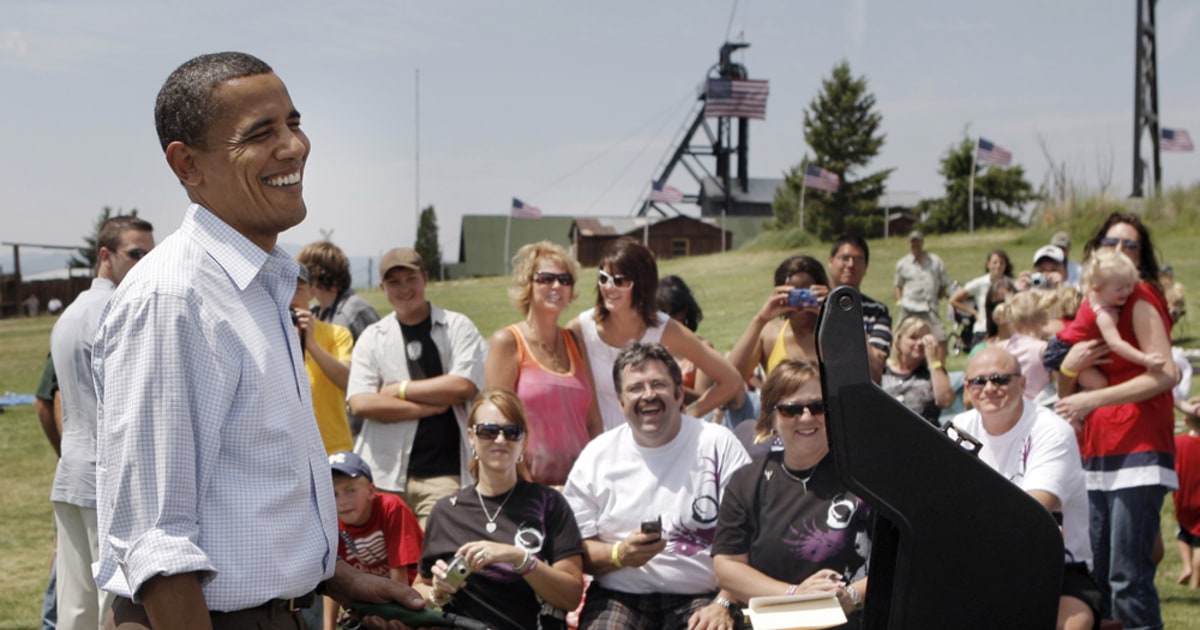 Obama gets out to see an America he missed