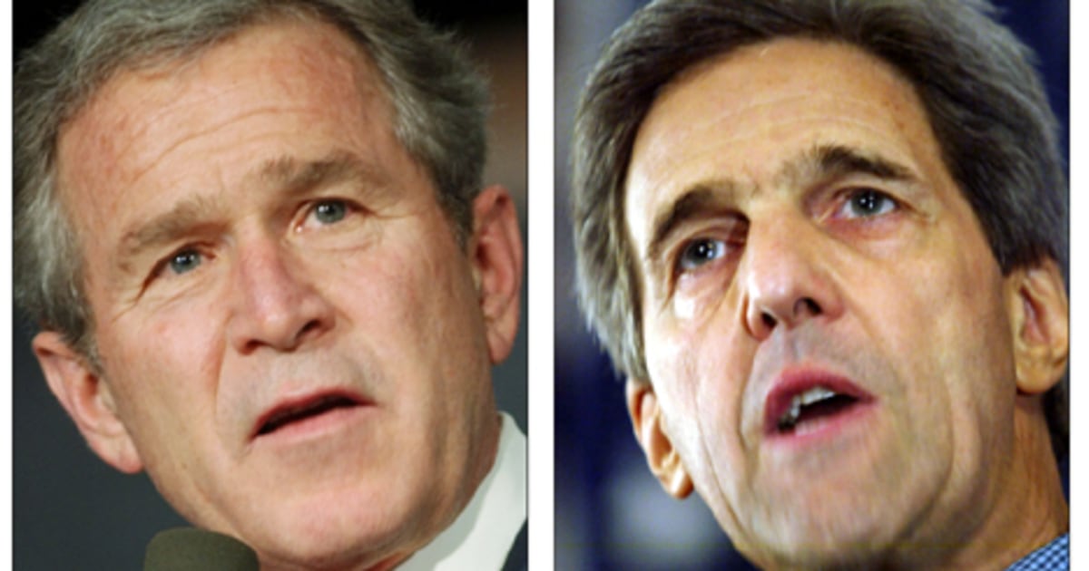 Bush vs. Kerry? They’re distant cousins