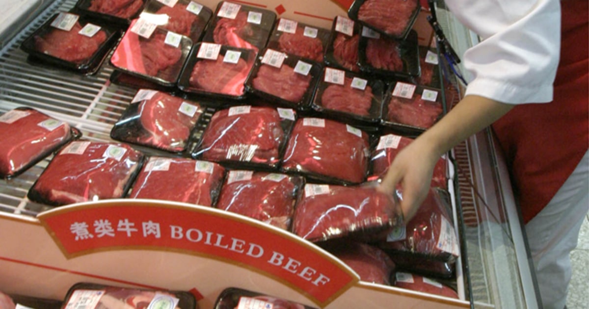 Mad cow case hits food stocks