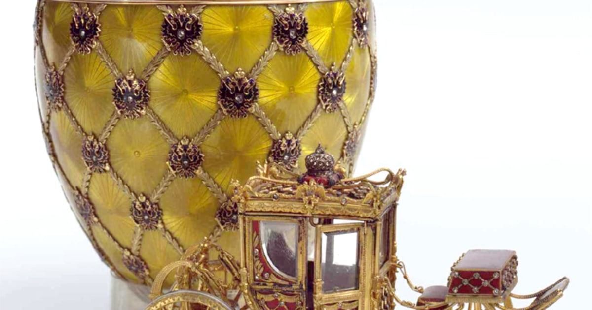 Rare Faberge eggs to be auctioned