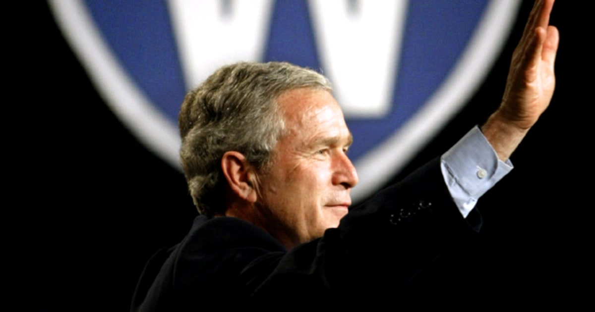 Bush talks up economic leadership