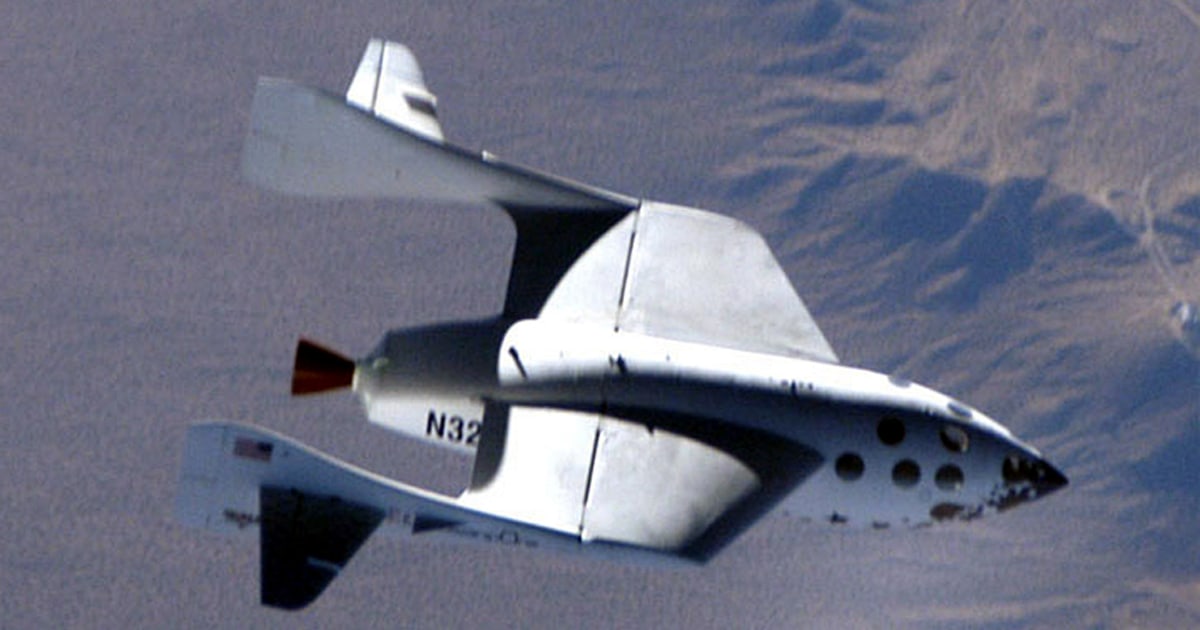 Private spaceship set for historic flight