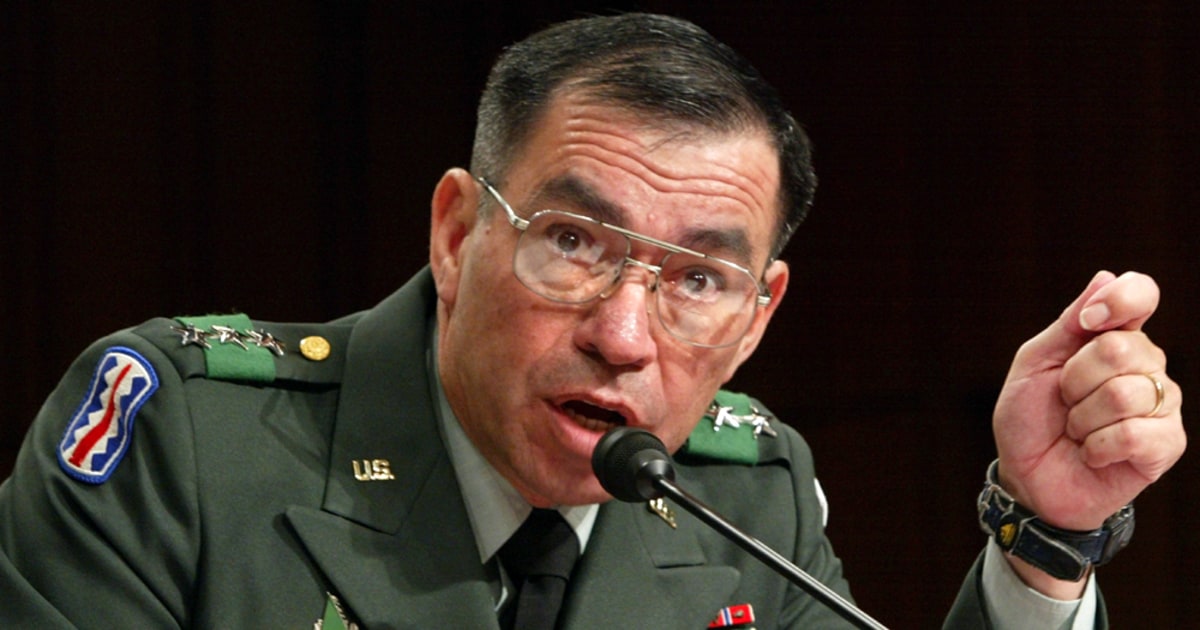 Prison visits by general reported in hearing