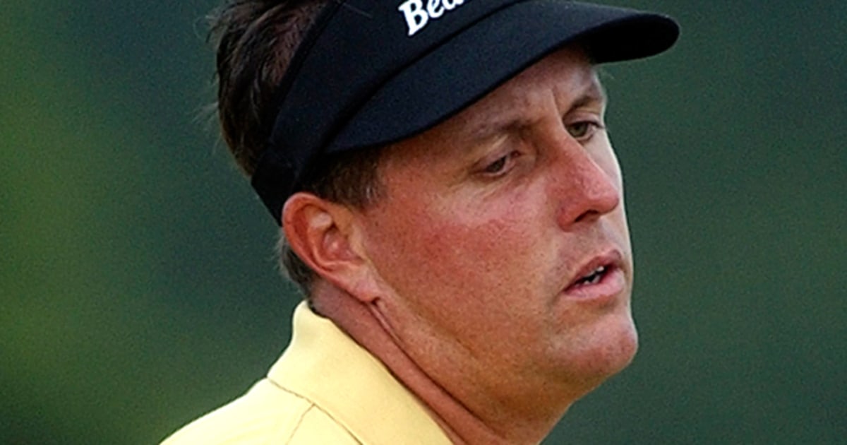 No. 7 not so luckyfor Mickelson